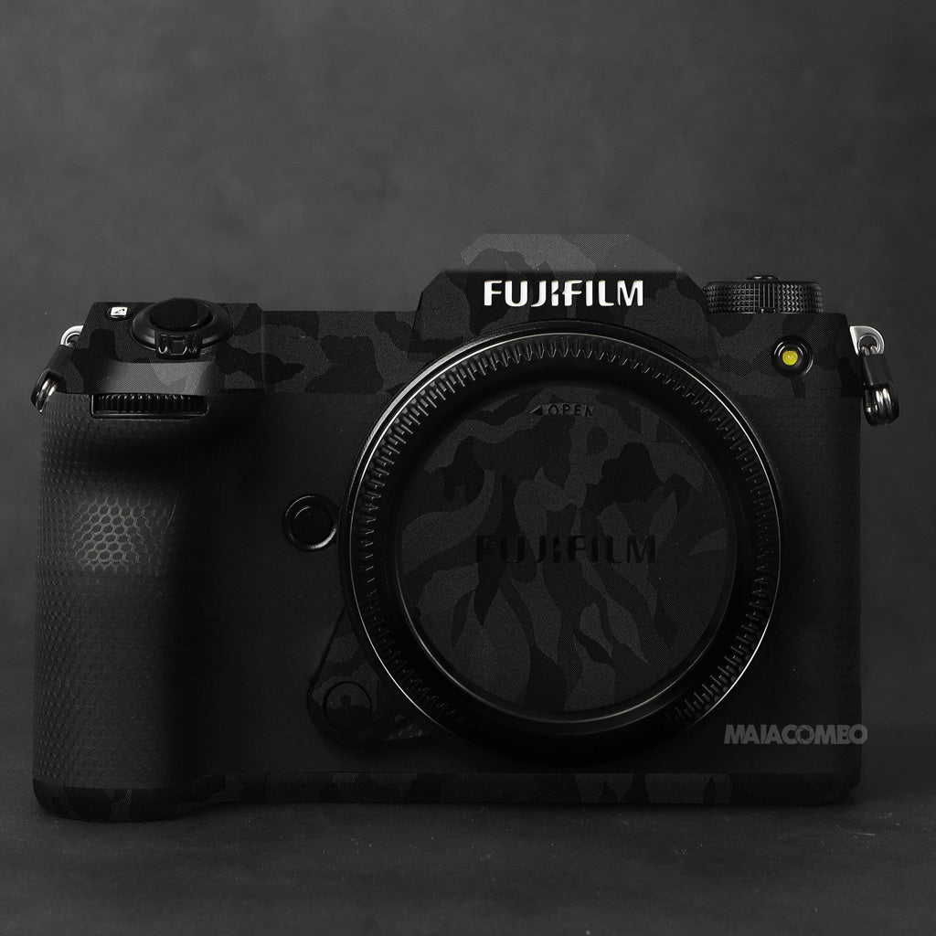 FUJIFILM GFX 100S, GFX 50S2 (Generic) Camera Skin/ Wrap - Black Camo ...