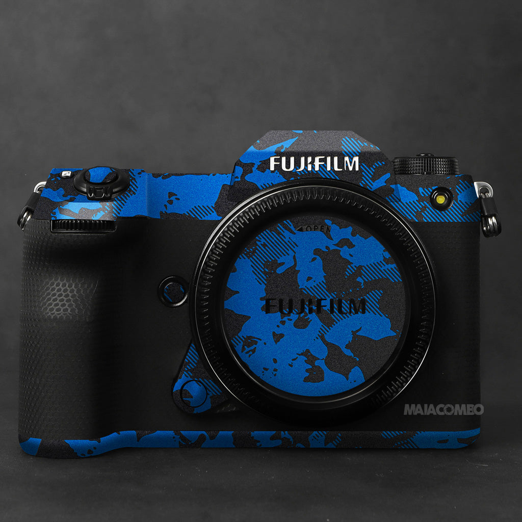 FUJIFILM GFX 100S, GFX 50S2 (Generic) Camera Skin/ Wrap - Blue Camo ...