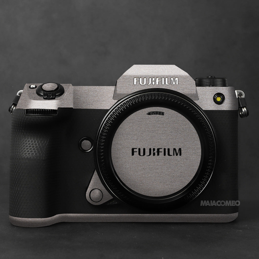 FUJIFILM GFX 100SII (Generic) Camera Skin/ Wrap - Brushed Titanium ...