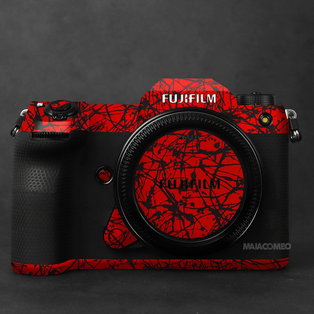 FUJIFILM GFX 100S, GFX 50S2 (Generic) Camera Skin/ Wrap - Red Art ...
