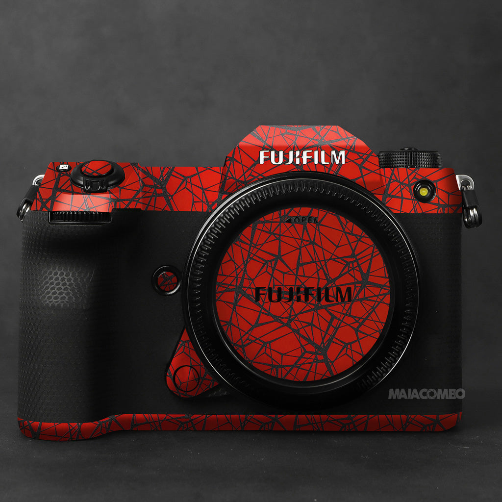 FUJIFILM GFX 100SII (Generic) Camera Skin/ Wrap - Red Sqeezee / Matrix ...