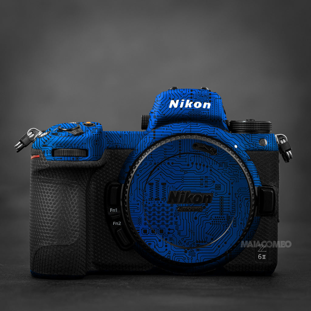 NIKON Z6II/Z62/Z7II/Z72 Camera Skin/ Wrap - Blue Electric / Matrix ...