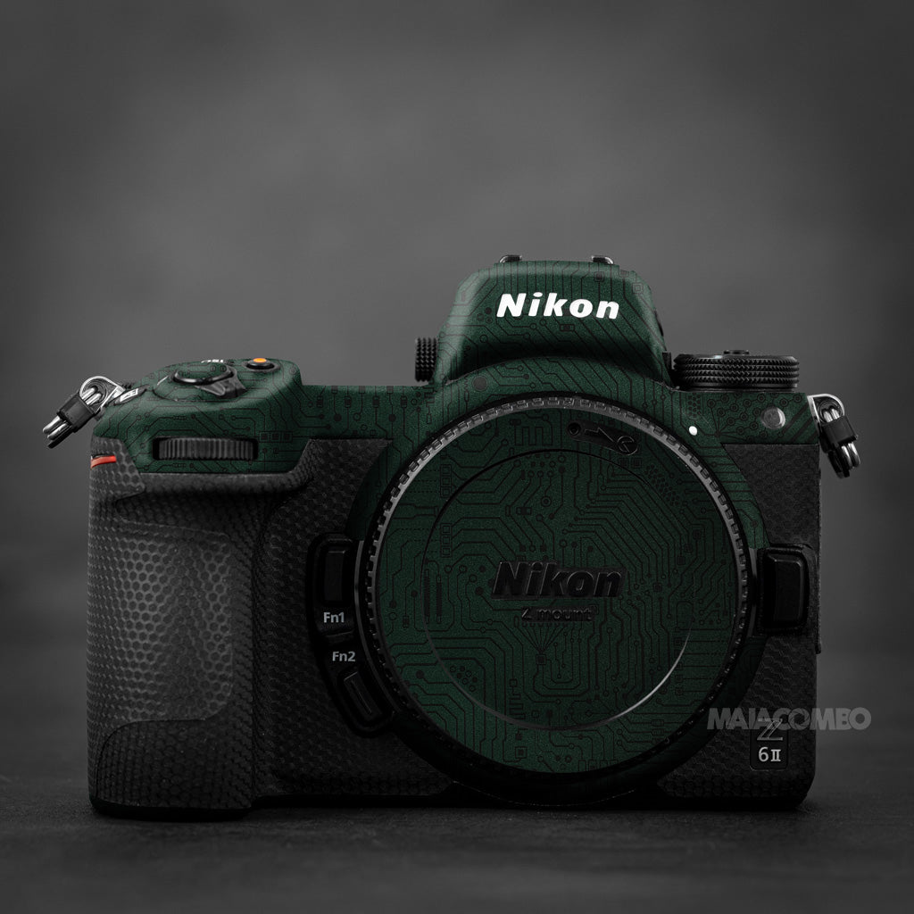NIKON Z6II/Z62/Z7II/Z72 Camera Skin/ Wrap - Green Electric / Matrix ...
