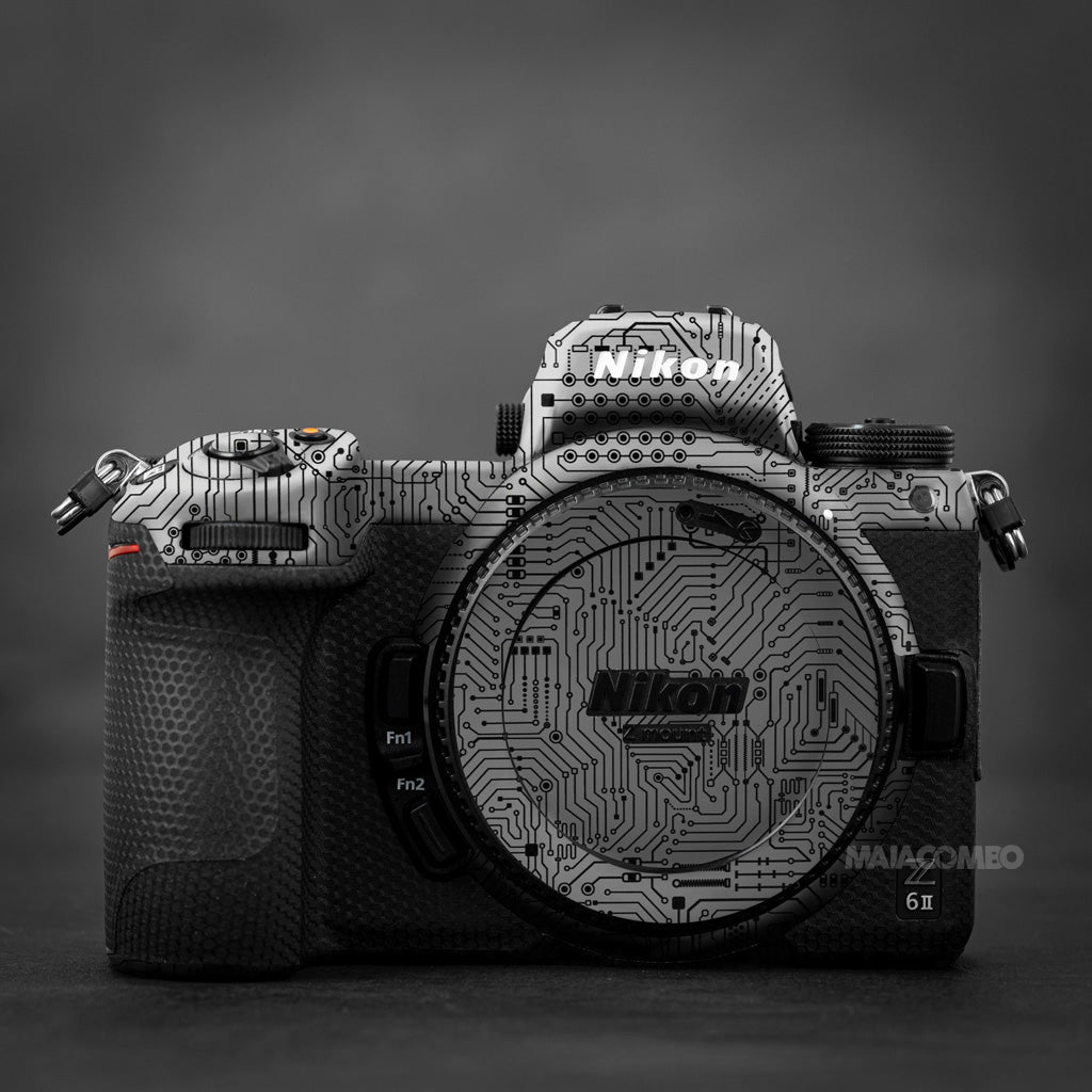 NIKON Z6II/Z62/Z7II/Z72 Camera Skin/ Wrap - White Electric / Matrix ...