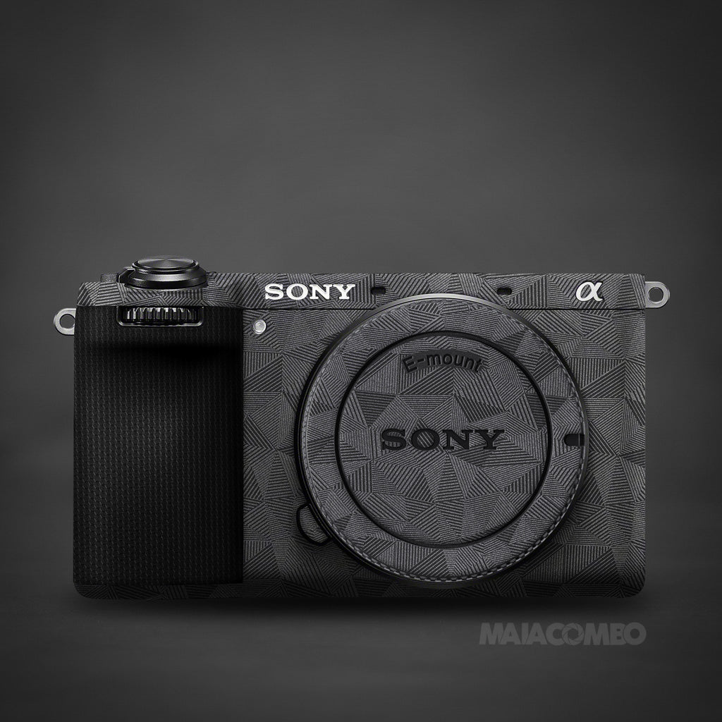 SONY A6700 Camera Skin/ Wrap - Grey Hexa / Matrix - Maiacombo
