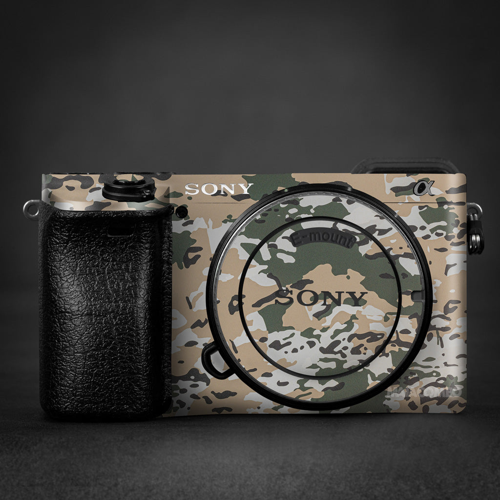 SONY A6400 Camera Skin/ Wrap - Amazon Camo / Matrix - Maiacombo