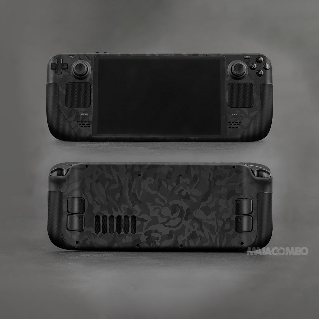Valve Steam Deck OLED Skin/ Wrap - Black Camo - Maiacombo